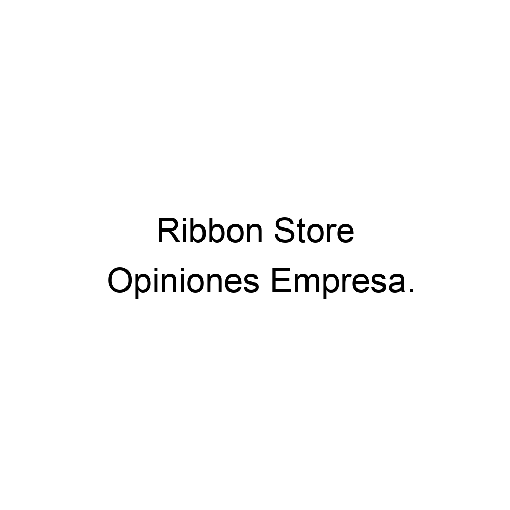 Opiniones Ribbon Store,